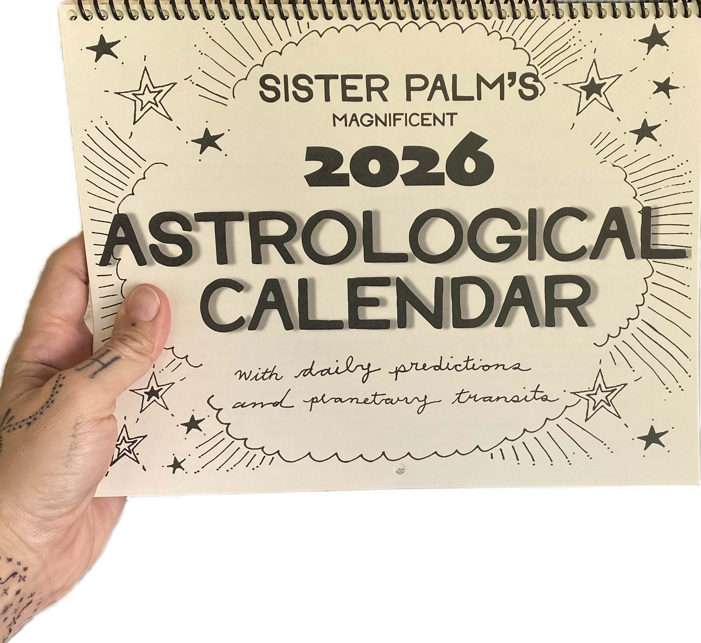 Sister Palm’s 2026 Calendar – Sister Palm | Palmistry + Astrology + Psychic